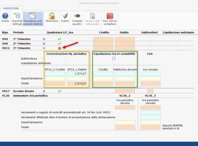 Dichiarazione IVA 2019: casi compilazione quadro VH - INTEGRATO GB